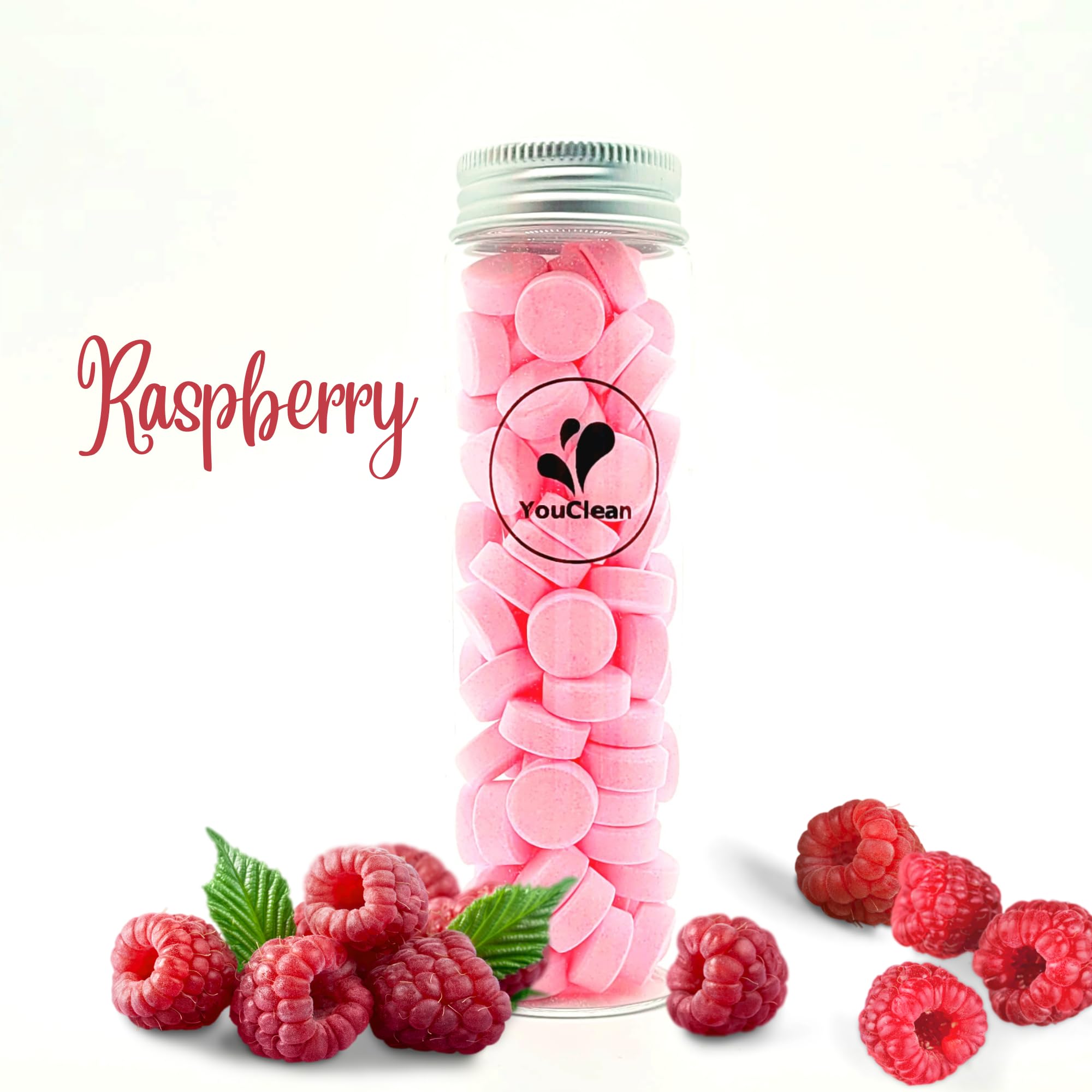 Amazon.com: YouClean 90 Toothpaste Tablets in Refill/Recycle Glass Tube ...