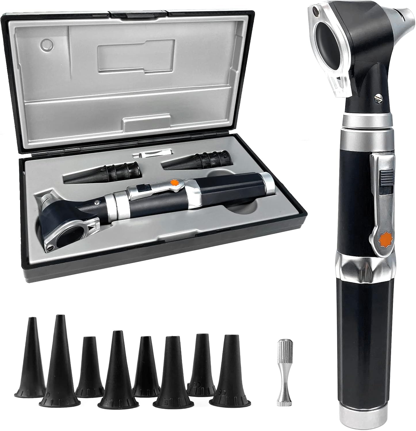 SCIAN Otoscope with Light - 3X Magnification Diagnostic Mini Otoscope ...