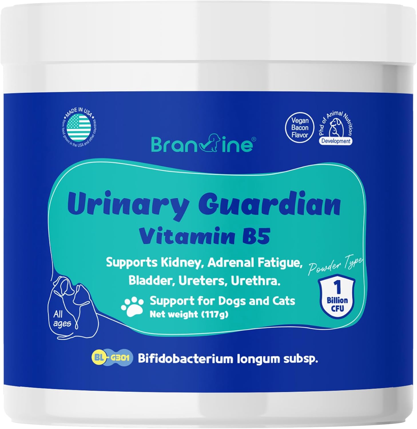 Amazon.com : Branvine Urinary Guardian for Dogs and Cats - Supports Kidney, Adrenal Fatigue ...