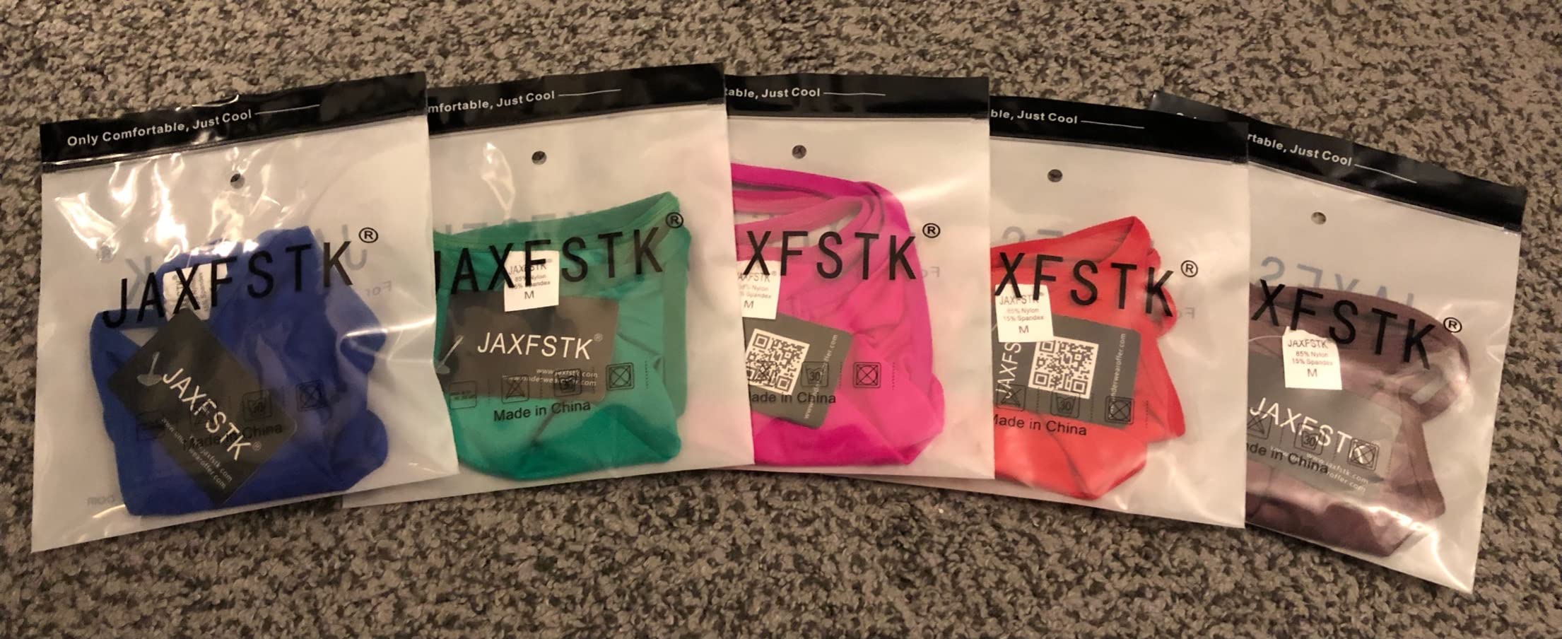 JAXFSTK Men's Spandex Thong Guy Men T-Back G-String Jockstrap Underwear ...