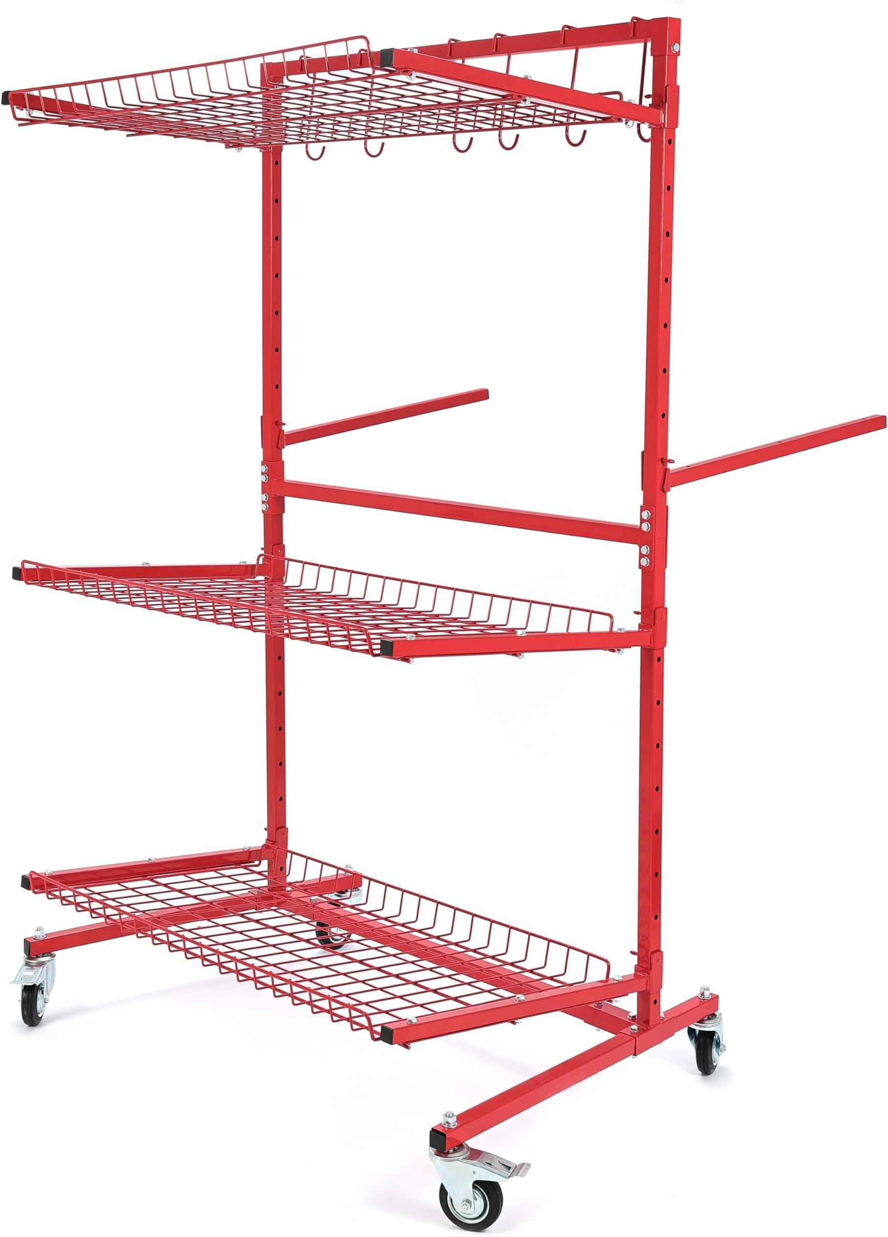 Amazon.com: Parts Management Storage Cart, 3 Shelf Heavy Duty Storage ...