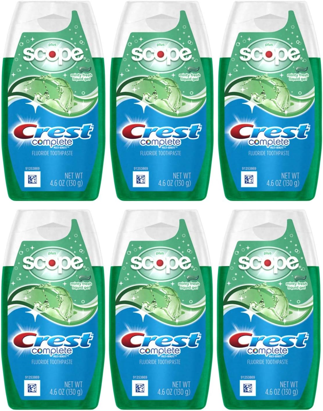 Amazon.com : Crest Complete Whitening Plus Scope Multi-Benefit Fluoride ...