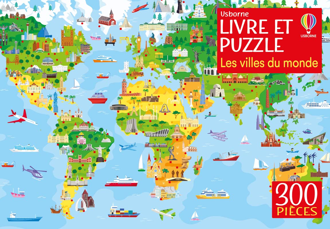 Les villes du monde - Coffrets livre et puzzle: Avec 1 livre et 1 ...