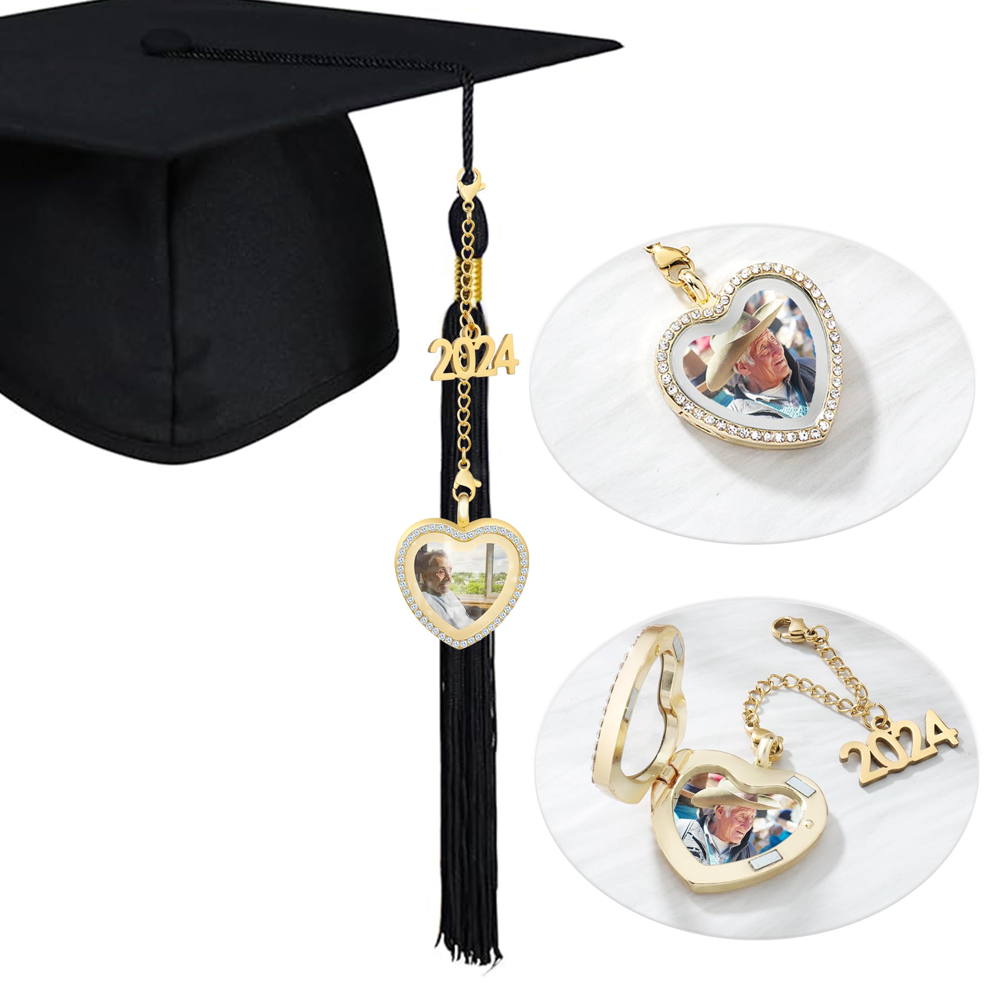 Snapklik.com : Graduate Memorial Photo Charm Tassel Memorial Charm ...