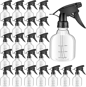 Amazon.com: Worldity 24 Pcs Empty Plastic Spray Bottles - 8oz, Mini Refillable Bottles for ...