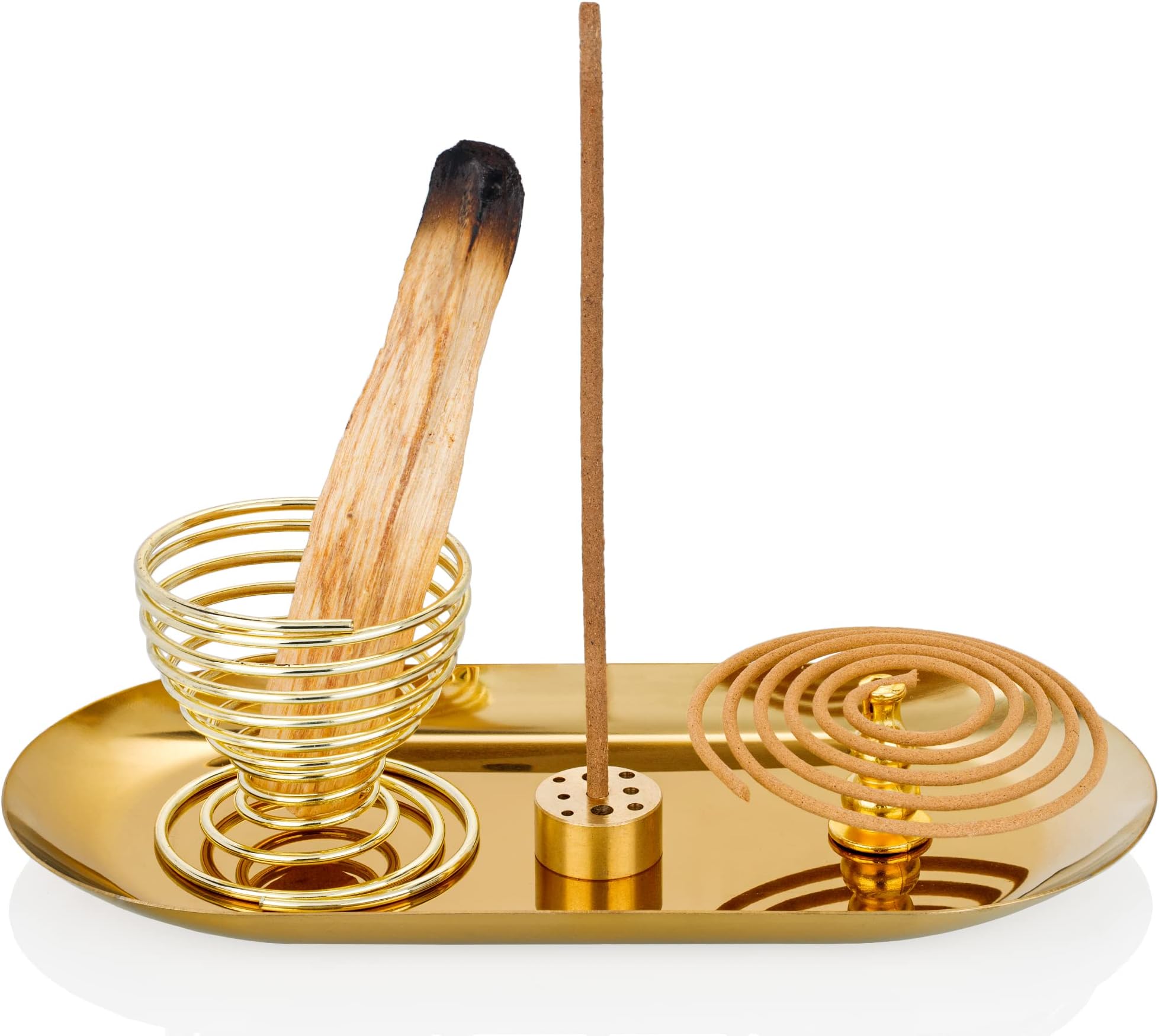 Amazon.com: ZenBless 7 Chakra Crystal Tree Incense Holder Palo Santo ...