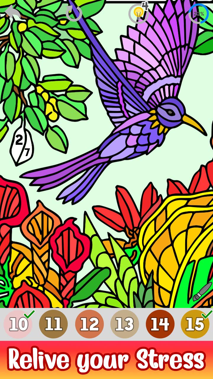 Forest Color By Number - Secret Garden, Nature Paint Book:Amazon.in ...