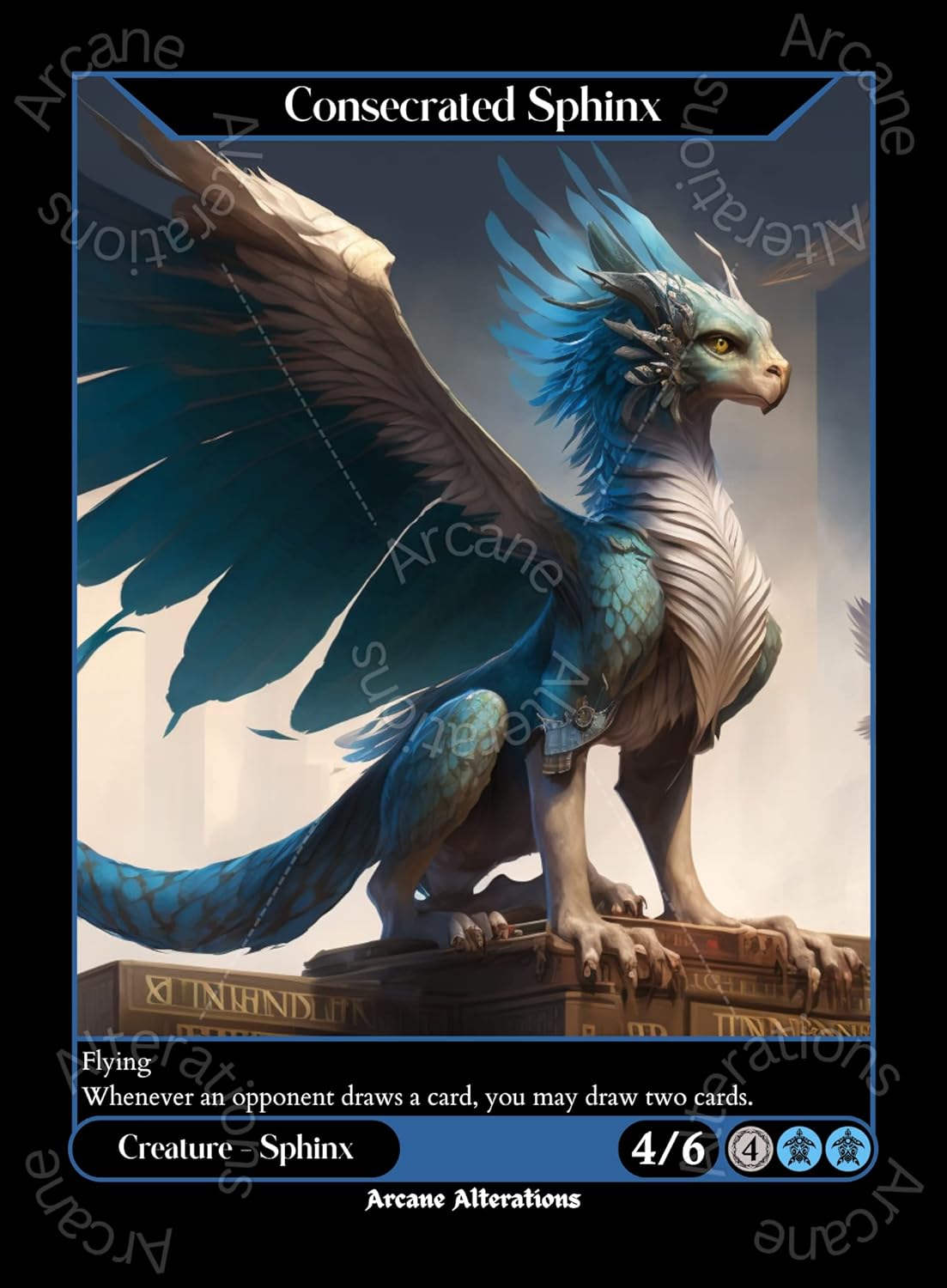 Amazon.com: Consecrated Sphinx - Altered Art Custom Card : Home & Kitchen