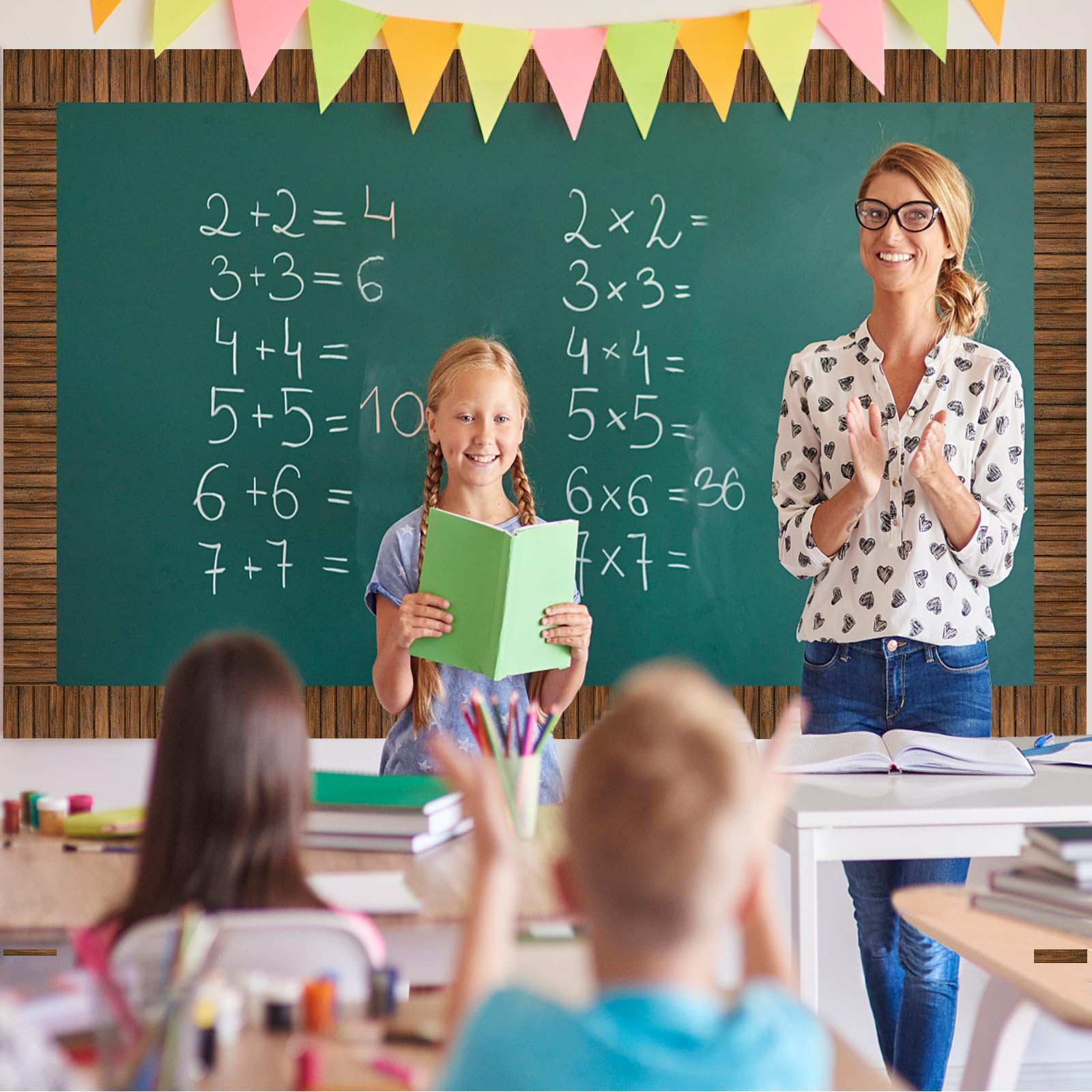 Snapklik.com : 65.6Ft Wood Bulletin Board Border, Wooden Pattern ...