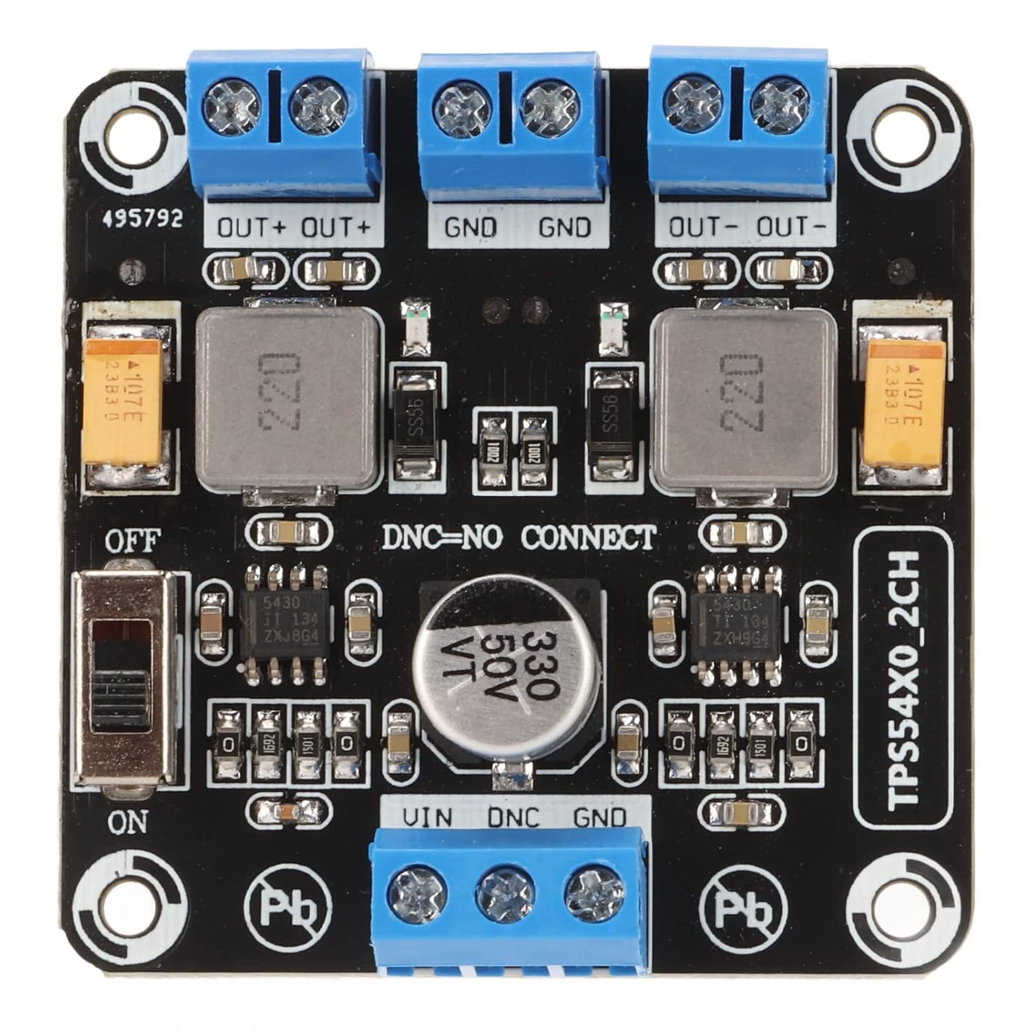 Amazon.com: Dual Power Supply Modules, TPS5430 12V 15V Reverse ...