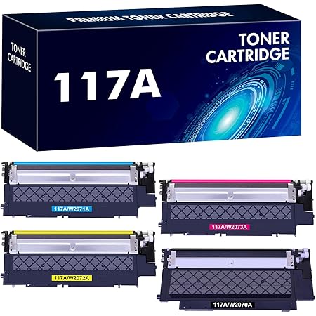 HP W2070A 117A Original Laser Toner Cartridge, Black, Single Pack ...