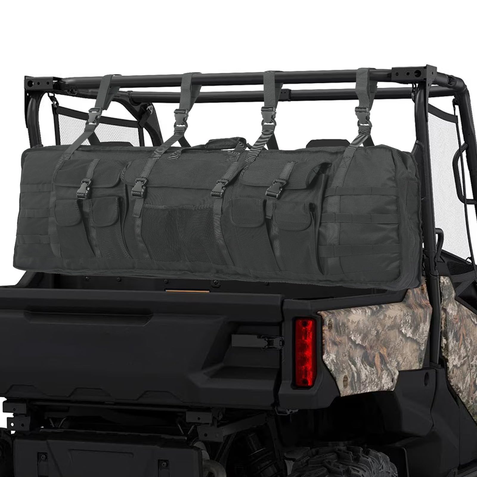 Amazon.com: SUNPIE Gun Rack Bag for UTV Double Gun Carrier Holder ...