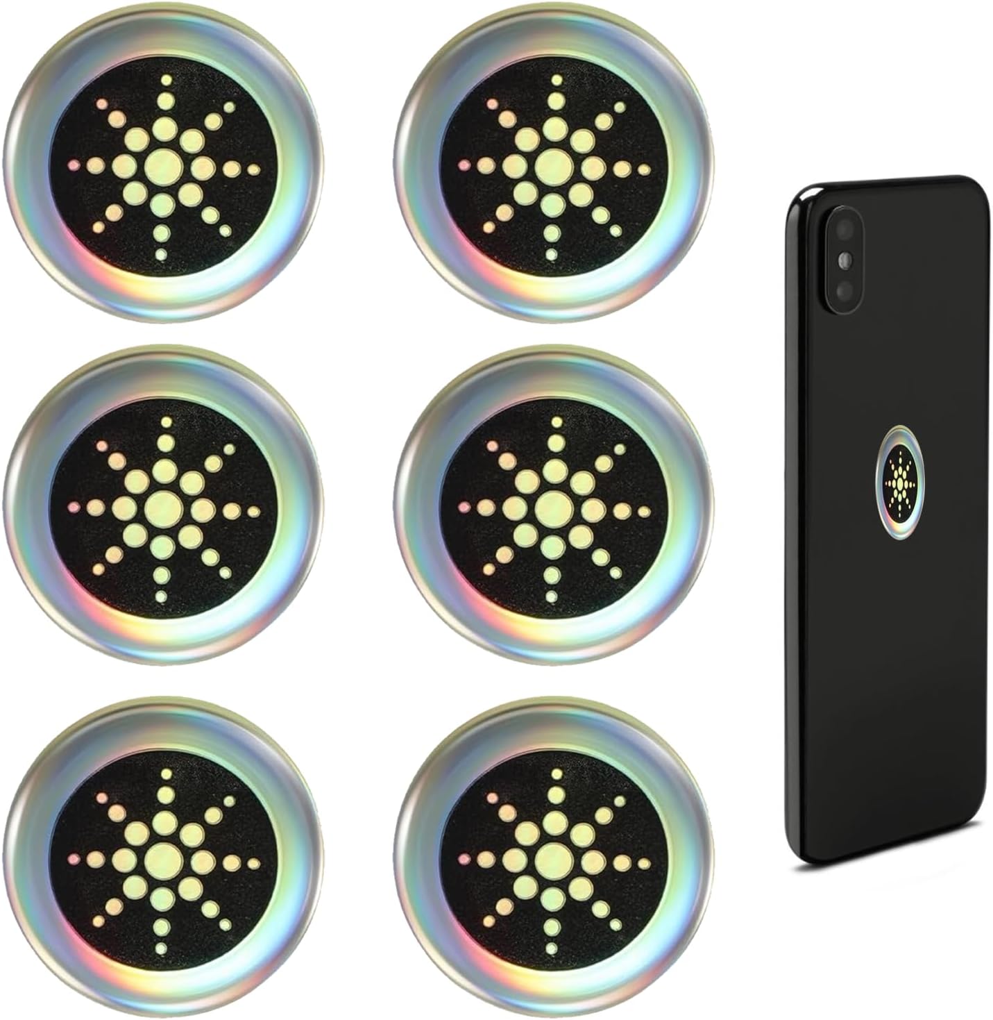 6 Stück Strahlenschutz Handy Aufkleber,Strahlenschutz Handy,EMF ...