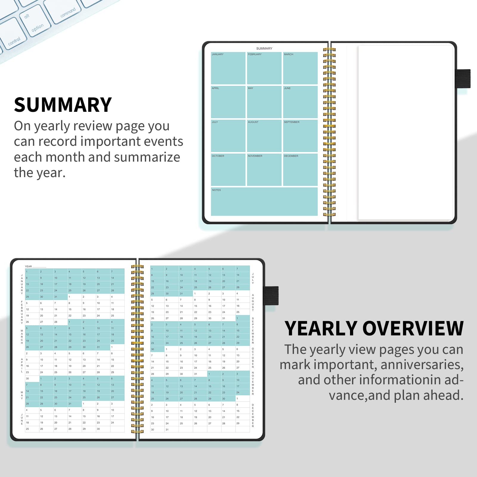 Appointment Book Undated Planner — Regolden-Book Daily Hourly Schedule ...