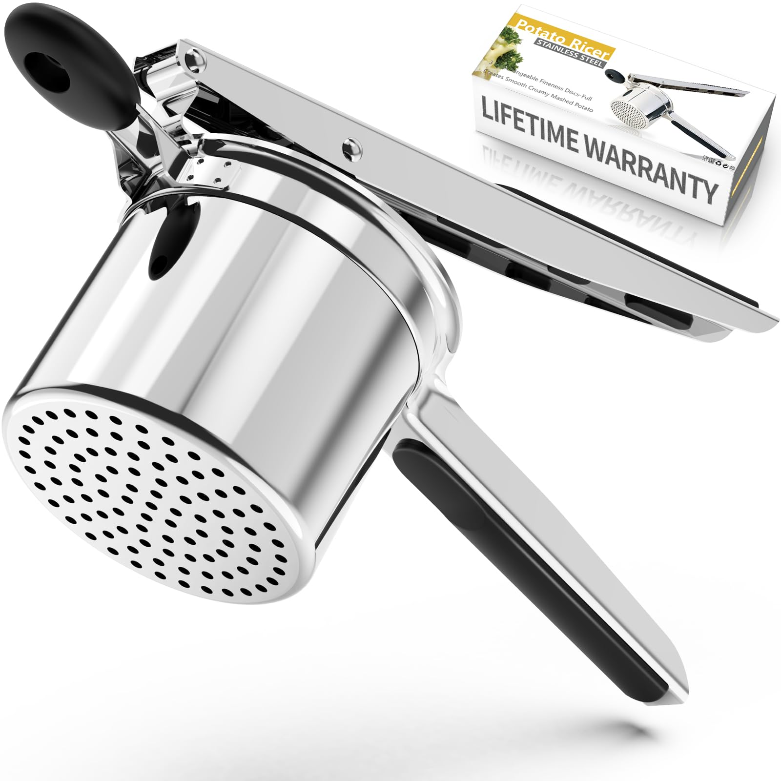 SPEENSUN Potato Ricer,Potato mashers,Large 15oz Heavy Duty Potato Ricer ...