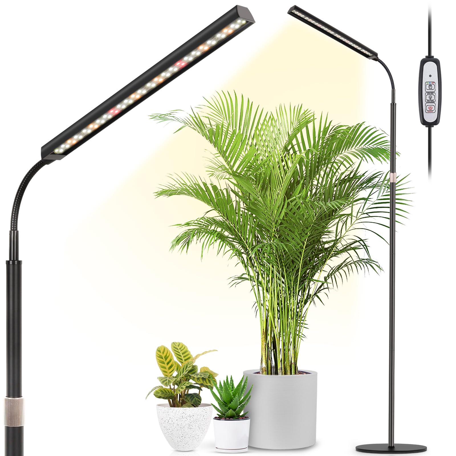 Grow Light, Full Spectrum Plant Light Strip with Stand for Indoor ...