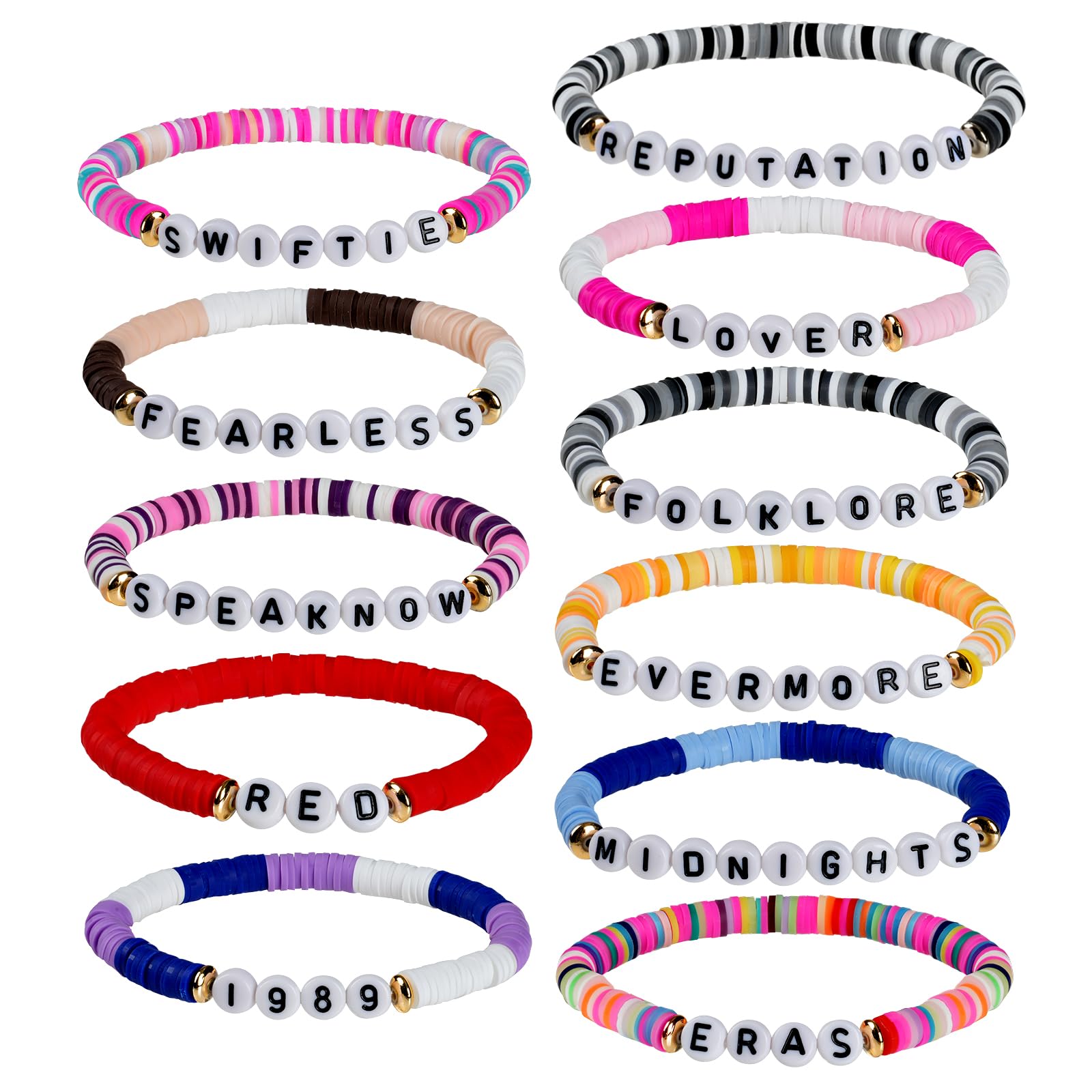 Buy Qupzsen Taylor Friendship Bracelets, Swifties Tour Eras Concert, TS ...