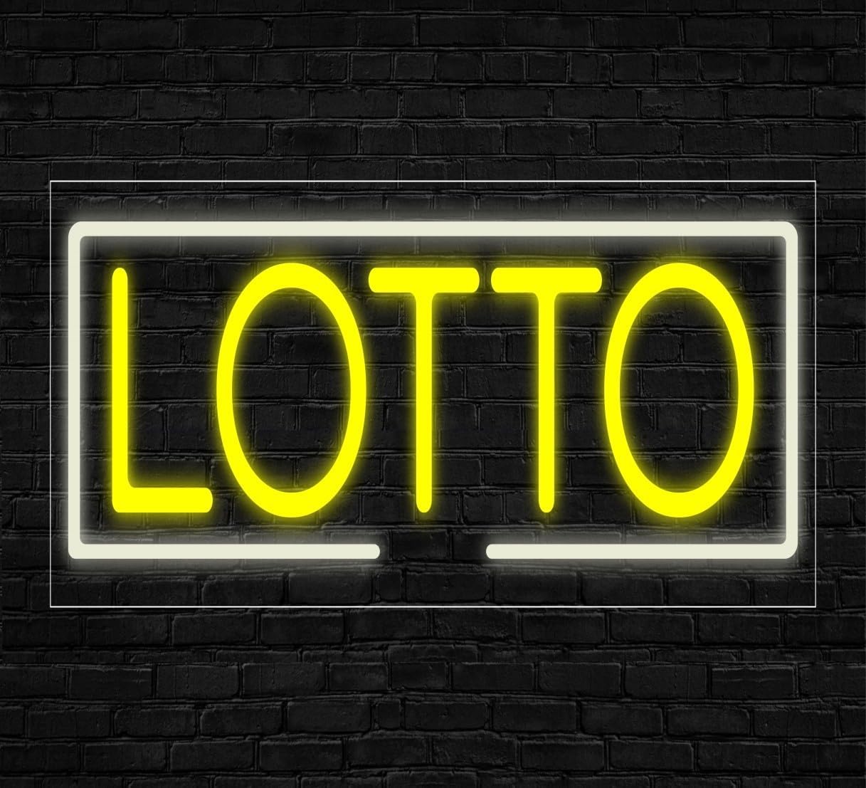 Amazon.com: Lotto Neon Sign for Retail Displays | Value priced LED Flex ...