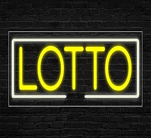 Amazon.com: Lotto Neon Sign for Retail Displays | Value priced LED Flex ...