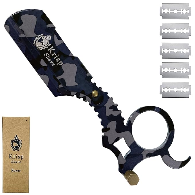 Amazon.com: Krisp Beauty Professional Classic Straight Edge Barber ...