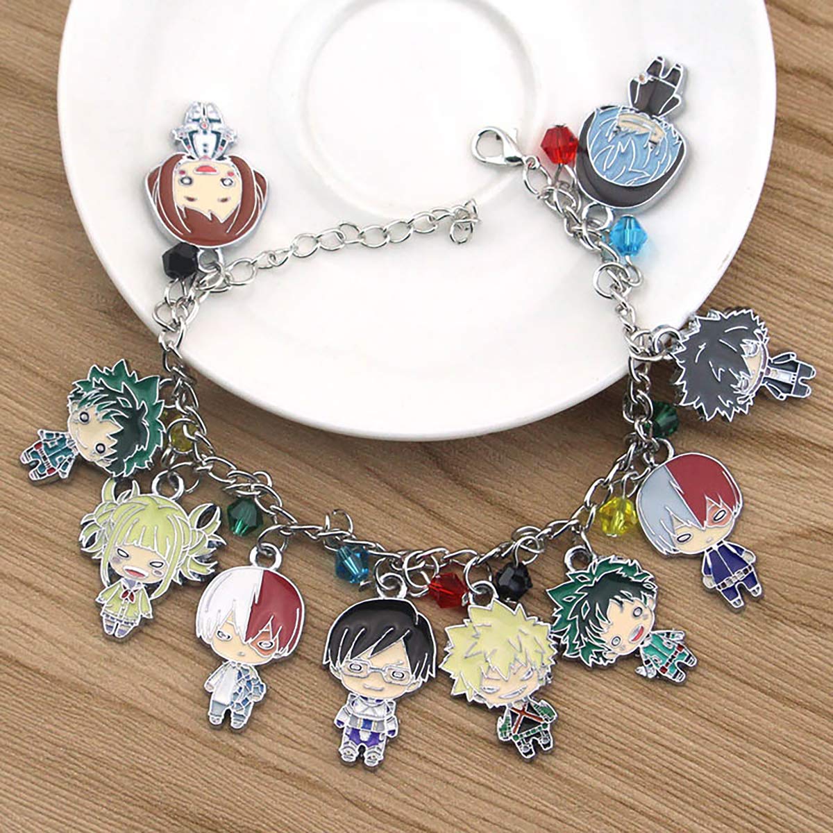 bnha mha My Hero Academia fashion novelty charm bracelet, anime manga ...