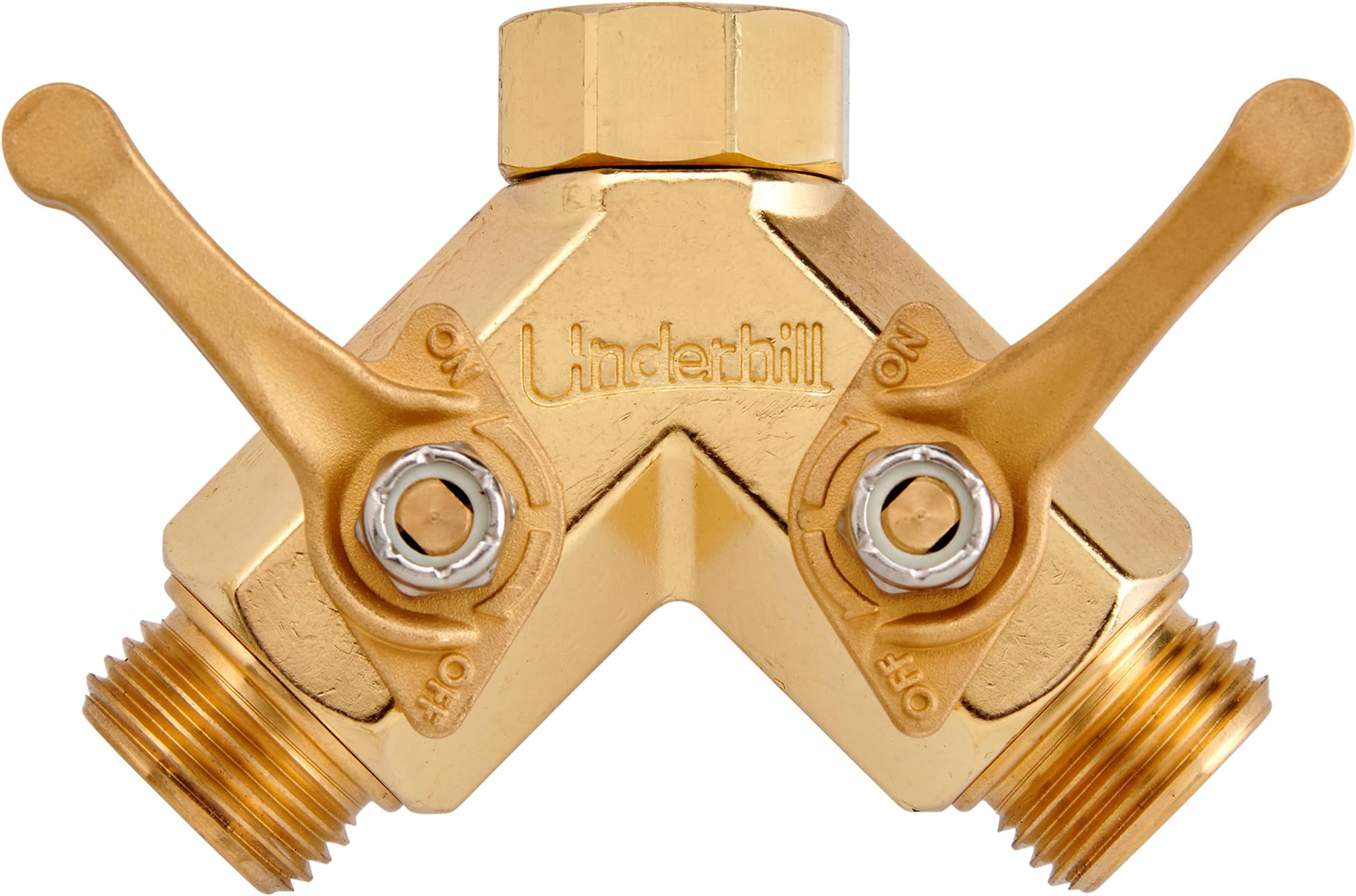 Amazon.com: STYDDI Garden Hose Splitter Full Flow, Brass Heavy Duty ...