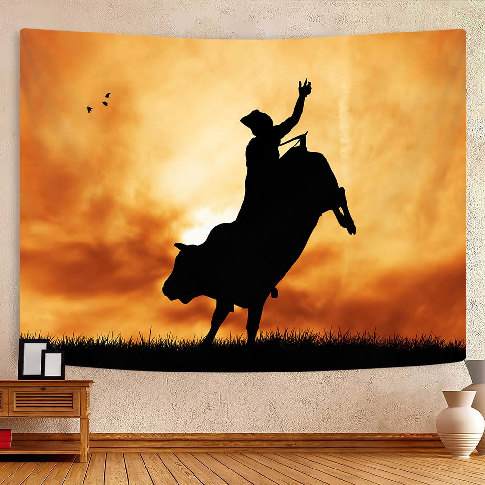 Bull Rider Silhouette