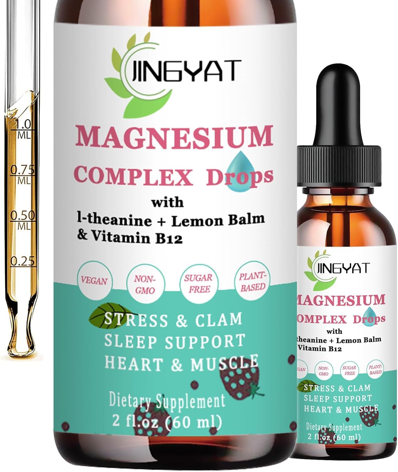 Amazon.com: 5-in-1 Magnesium Drops - 1000mg of Magnesium Glycinate, L ...