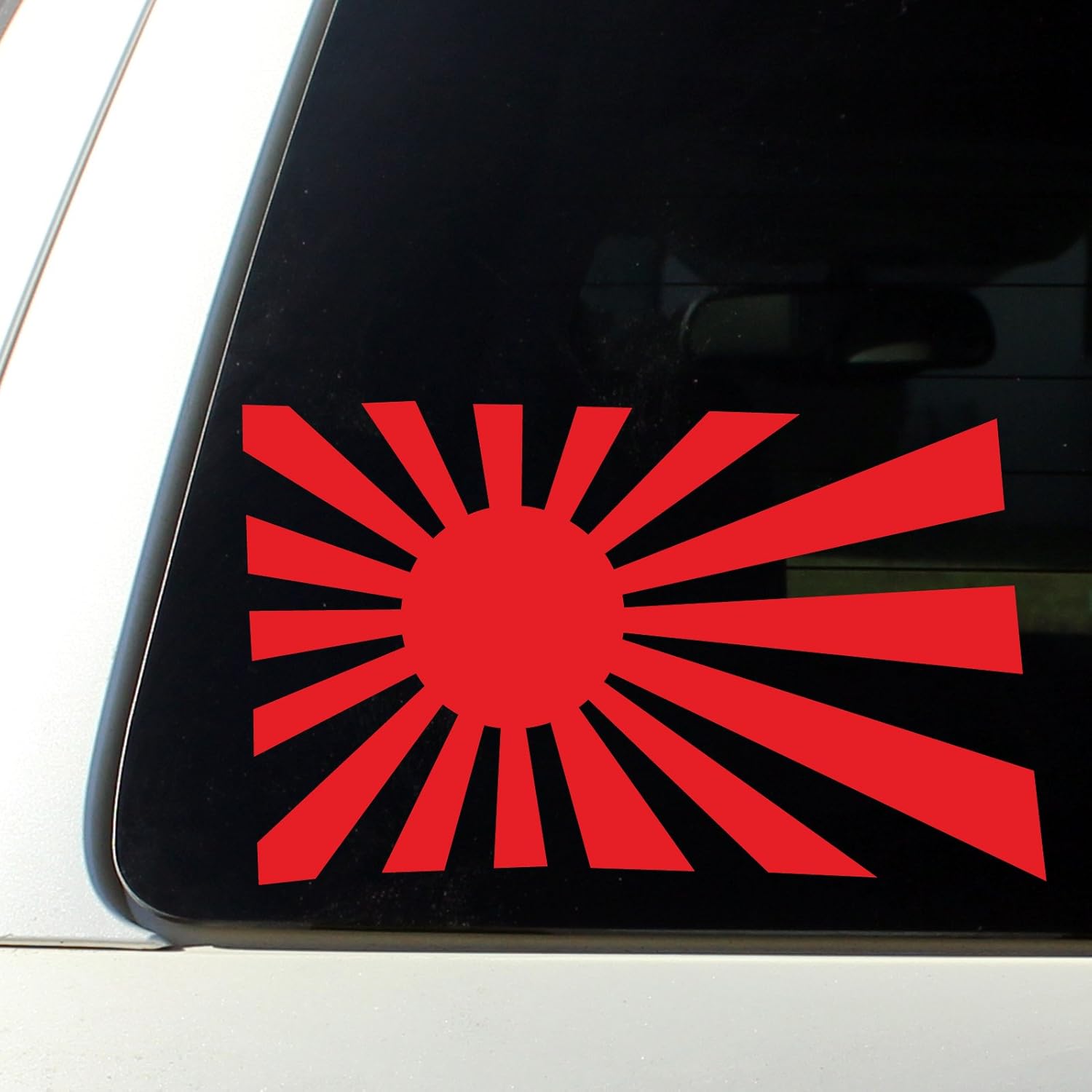 Amazon.com: Red sun flag jdm car window decal sticker vinyl : Automotive