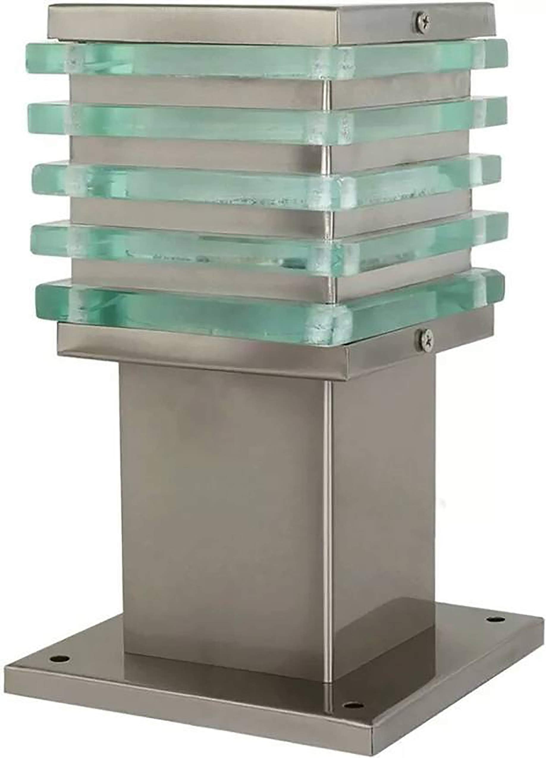 Volticity steel ss 2 number ice qube Gate Light, Silver gate lamp ...