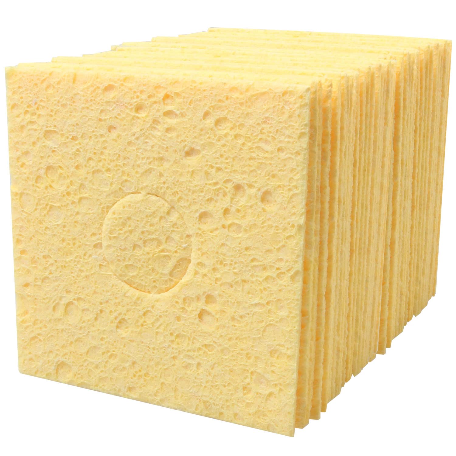 Amazon.com: MEETOOT 20pcs Soldering Iron Cleaning Sponge 6x6cm Square ...