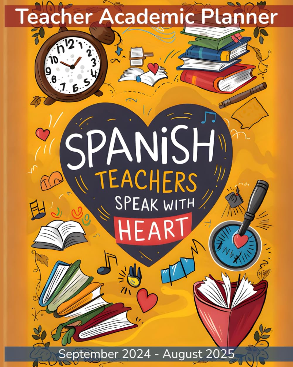 Amazon.com: Teacher Academic Planner 2024-2025: Lesson Organizer for ...