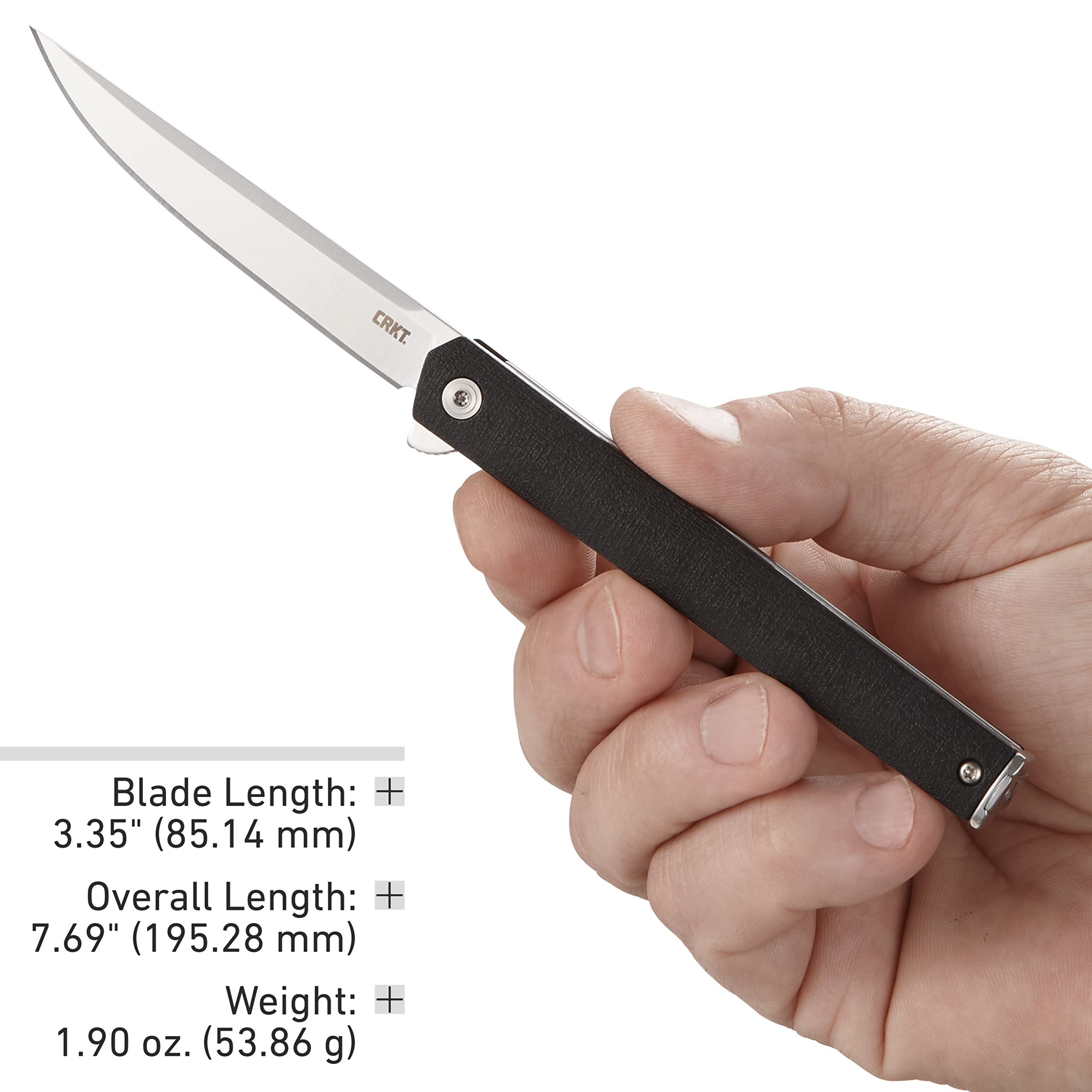 CRKT CEO Flipper EDC Folding Pocket Knife: Low Profile Gentleman's ...