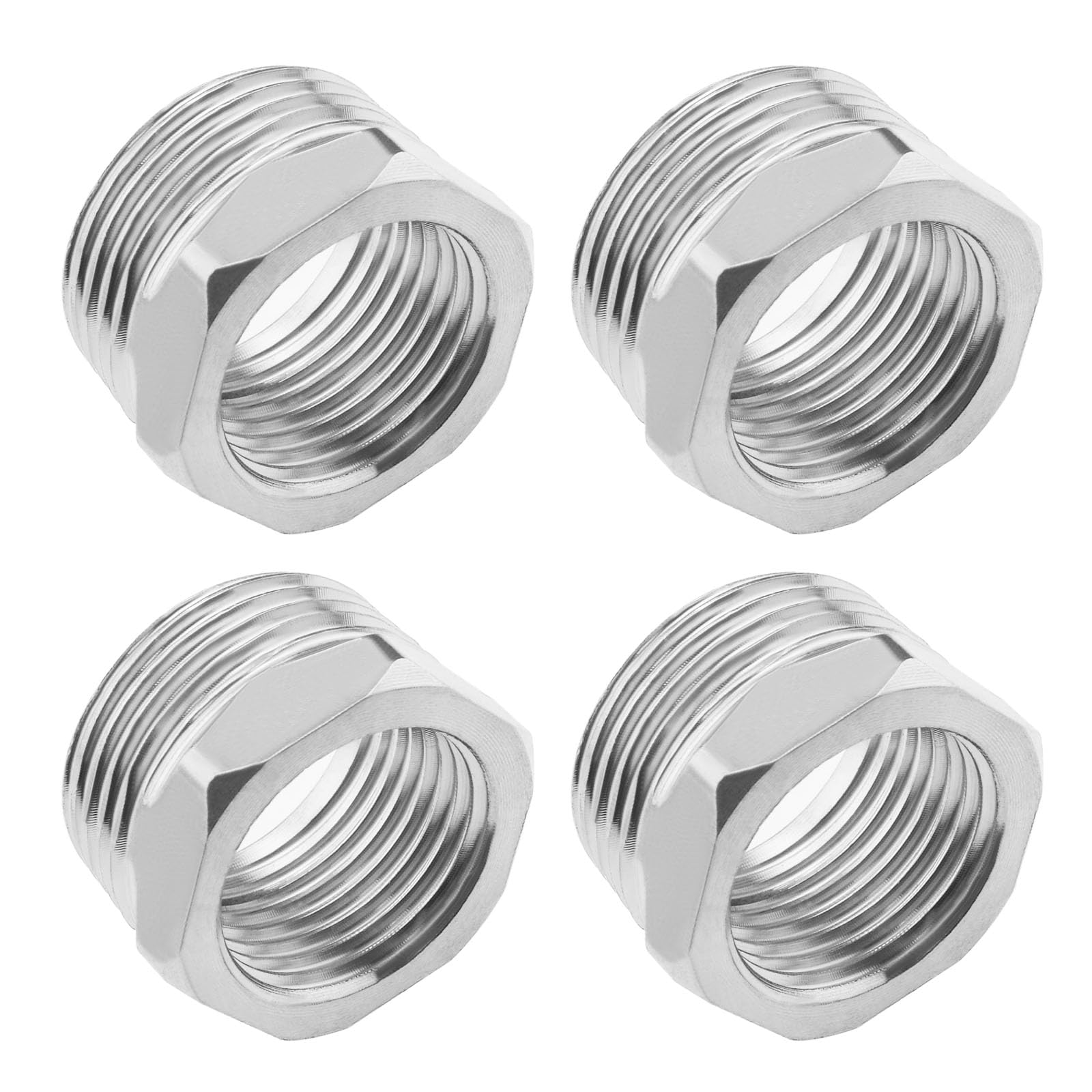 eMagTech 4Pcs 3/4 Male to 1/2 Female Connector Water Pipe Reducer ...