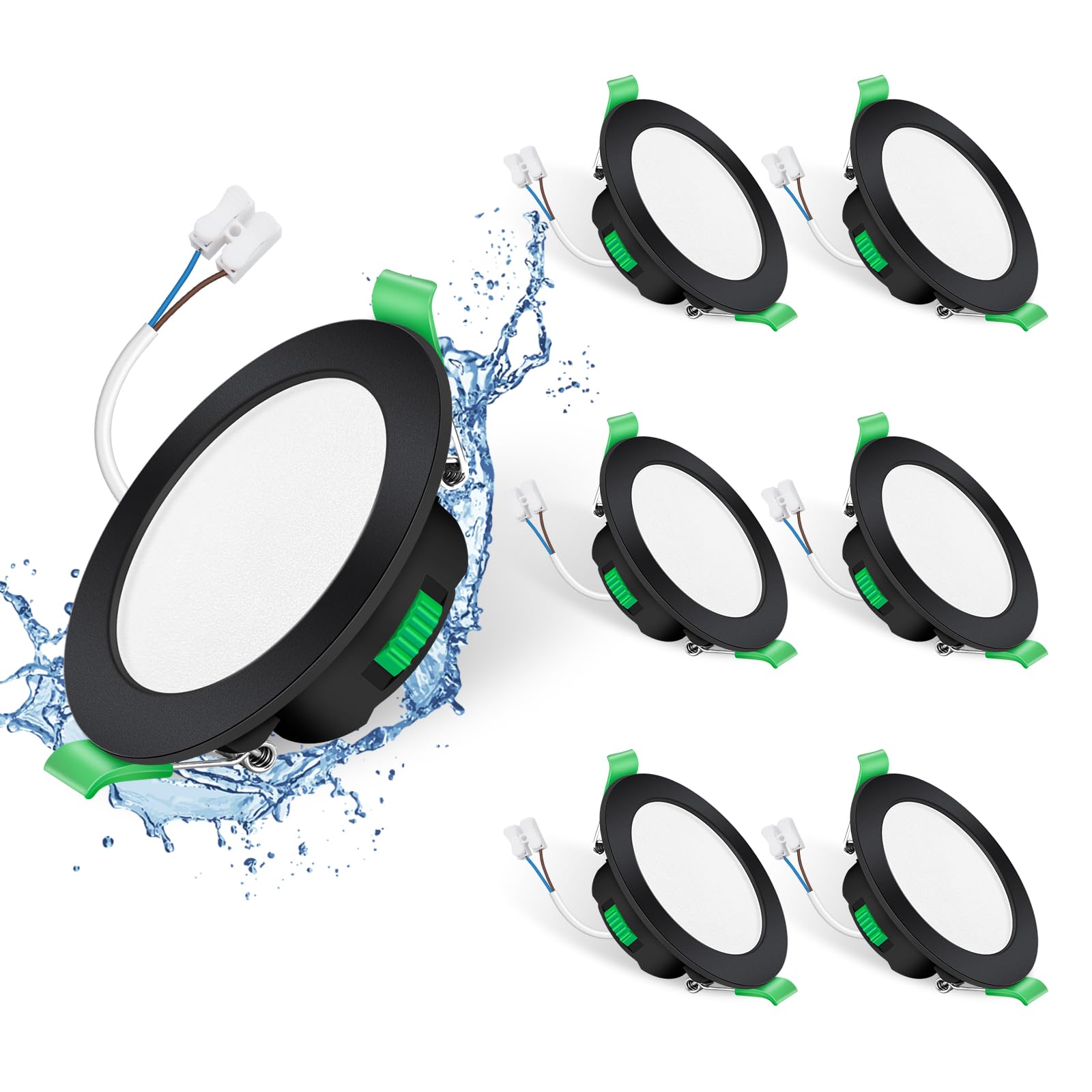 ALUSSO LIGHTING Spot LED Encastrable 7W 230V Dimmable, 3000K 4000K ...