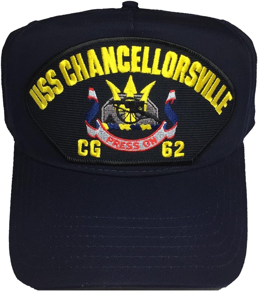 EC USS Chancellorsville CG-62 Hat - Navy Blue - Veteran Owned Business ...