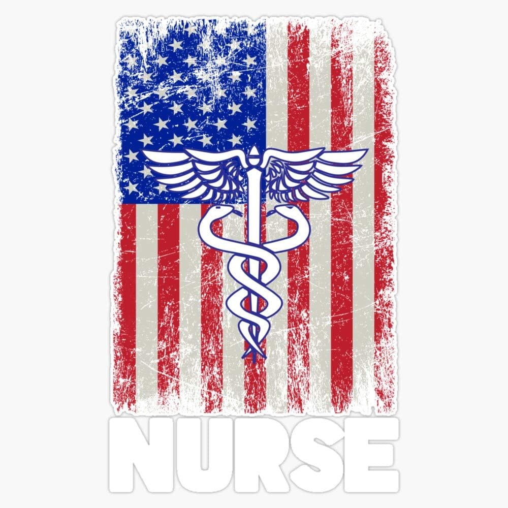 Amazon.com: PATRIOT NURSE Decal Vinyl Bumper Sticker 5" : Automotive