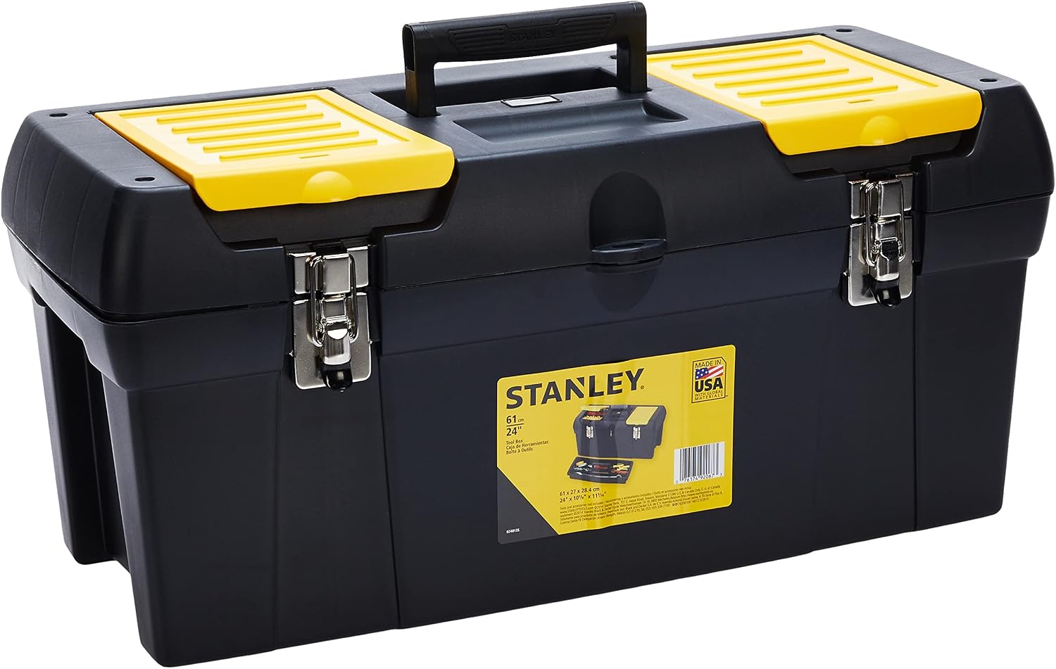 Amazon.co.jp: Stanley 024013S 工具箱 ブラック : DIY・工具・ガーデン