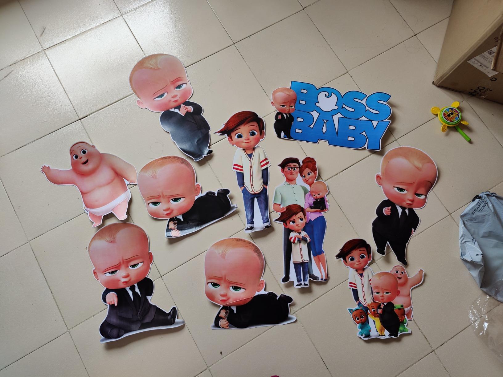 Party Propz Boss Baby Theme (Card Stock Cut Out 10) : Amazon.in: Toys ...