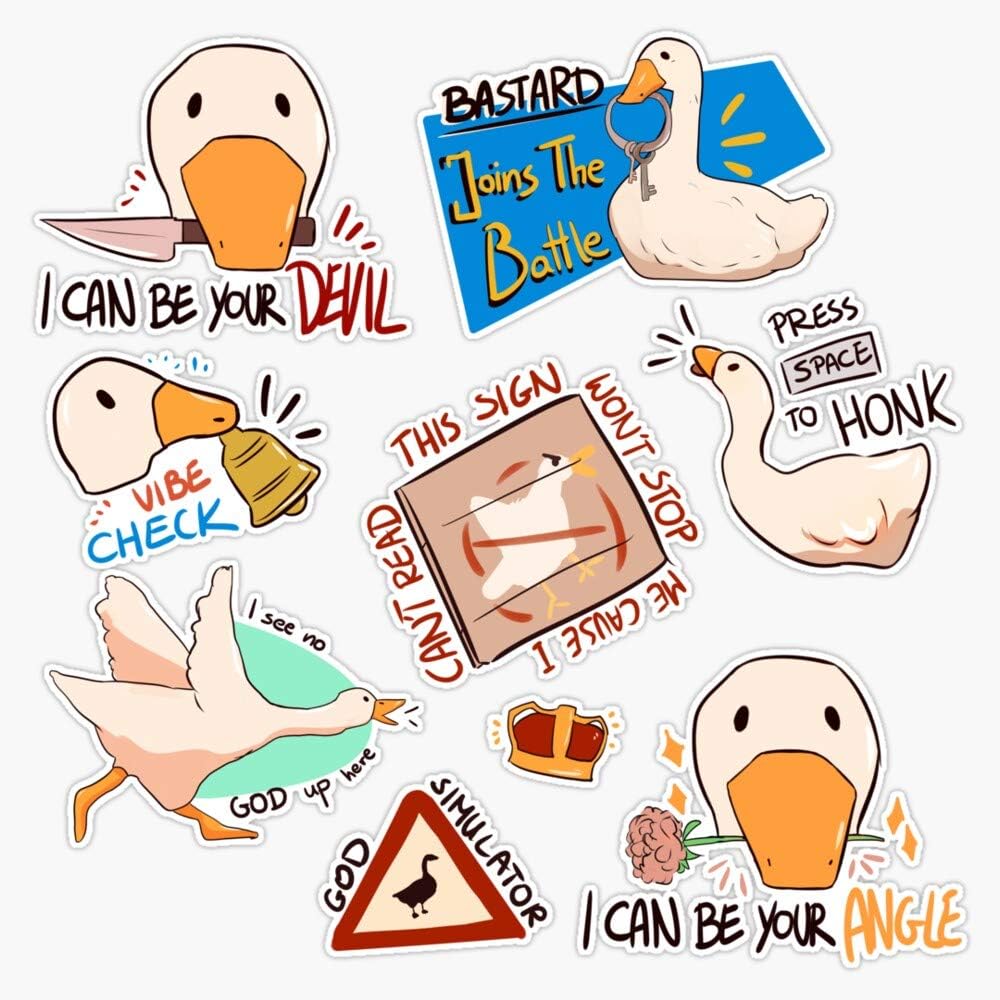 Amazon.com: Bastard Goose Sticker Vinyl Bumper Sticker Decal Waterproof ...