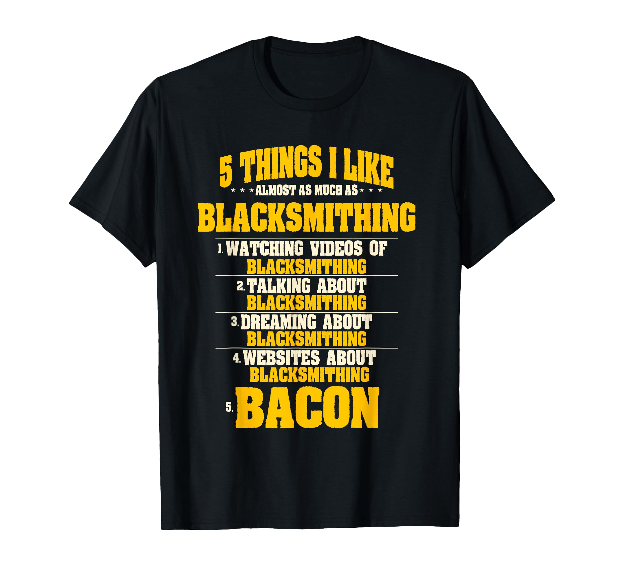 Amazon.com: Blacksmith Steel Worker Bacon Lover Metalworker Forge Metal ...