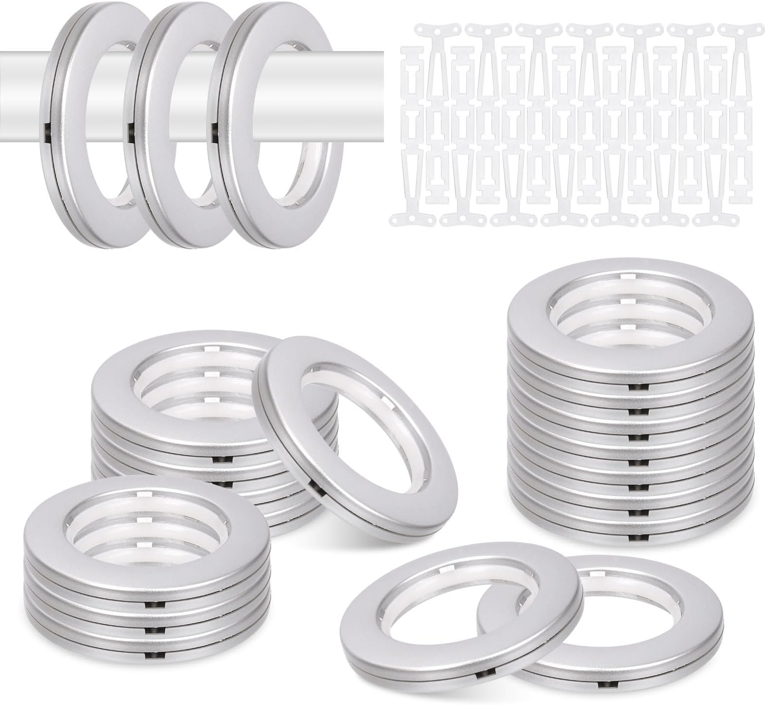 Trimming Shop 30mm Eyelets Rings with Washers, Grommet Eyelets for ...