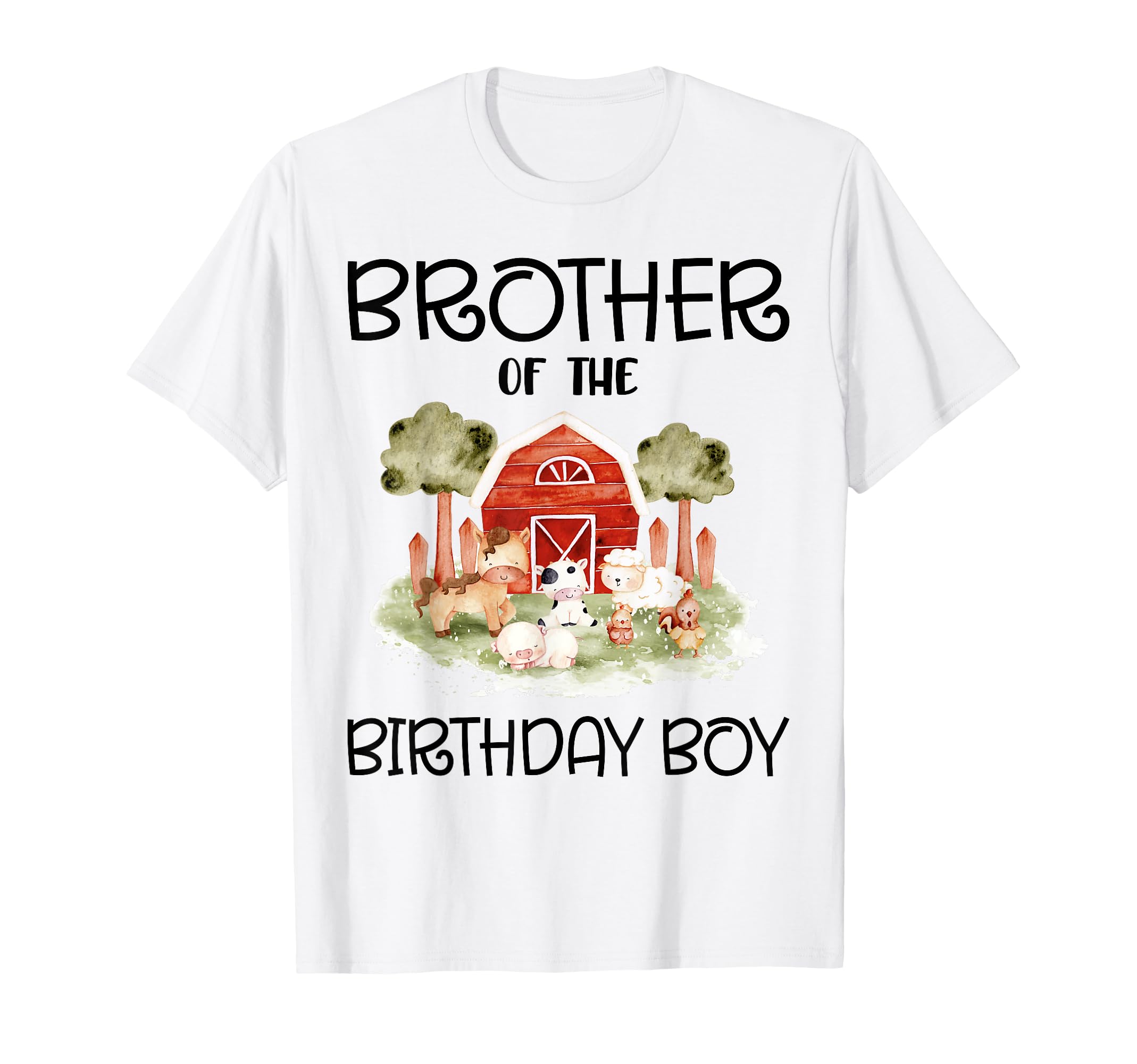 Amazon.com: Brother of The Birthday For Boy Barnyard Farm Animals Party ...
