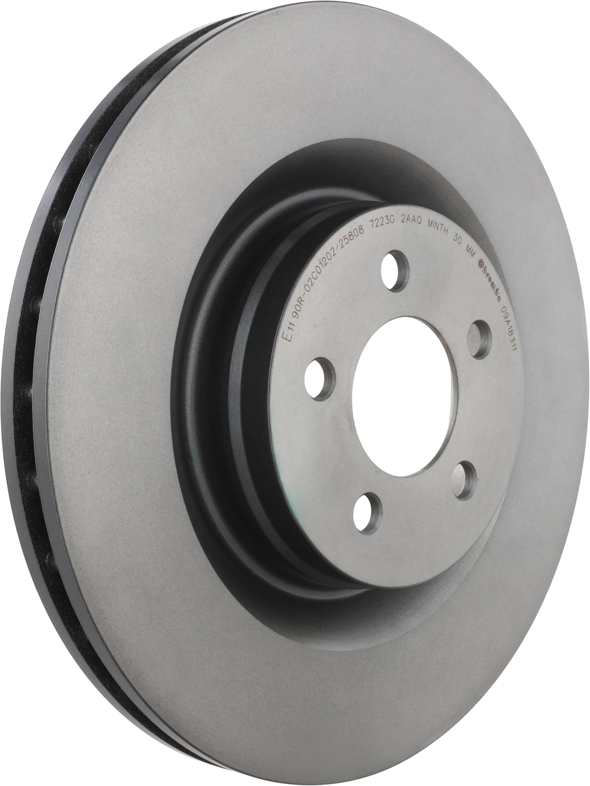 Amazon.com: Brembo 09.A183.11 UV Coated Pillar Vented Front Brake Rotor ...