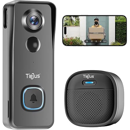Amazon.com: Doorbell Camera Wireless Smart Video Doorbell with AI Smart ...