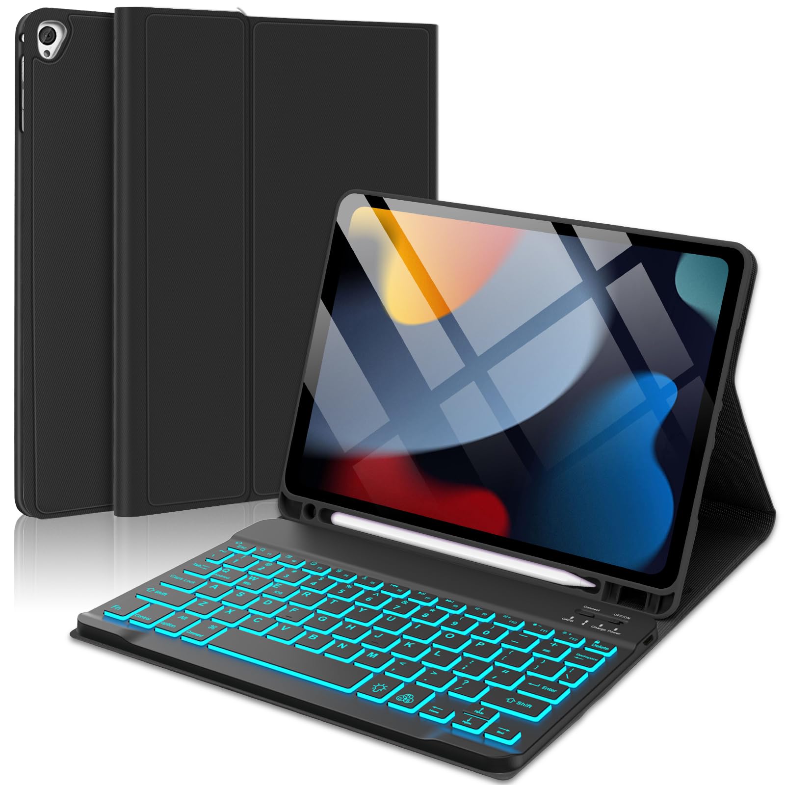 Kvago IPAD 9TH GENERATION CASE WITH KEYBOARD