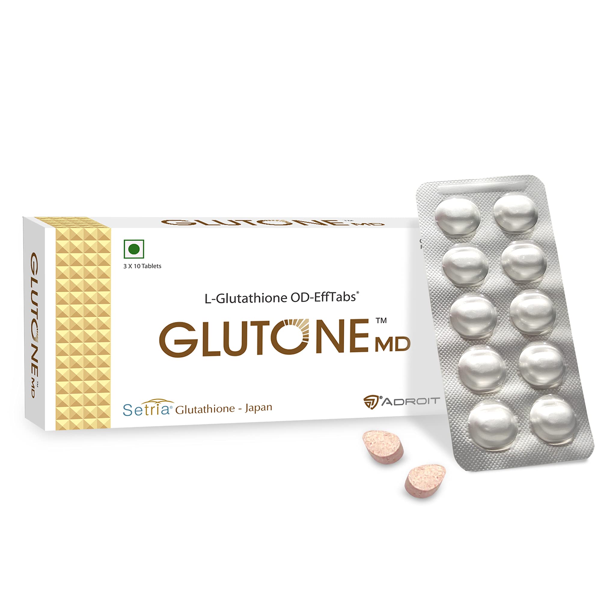 Glutone Md Glutathione Mouth Dissolving Tablets Made With Setria L ...