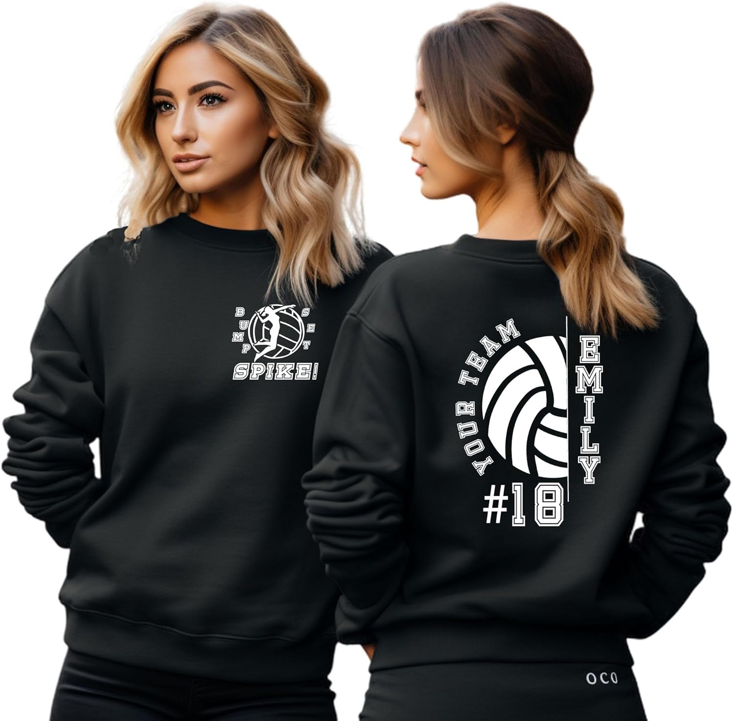 Amazon.com: Custom Volleyball Shirt, Volleyball Sweatshirt ...