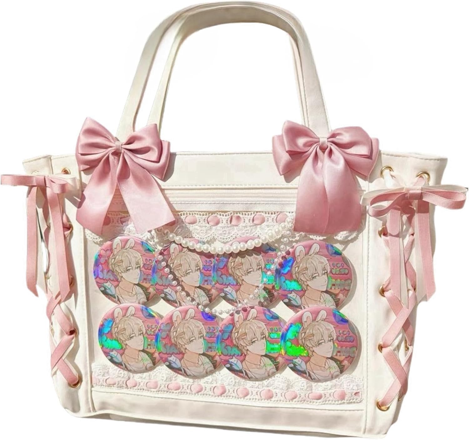 Amazon.com: Vobomo Ribbon Ita Bag Pins Display Single Shoulder ...