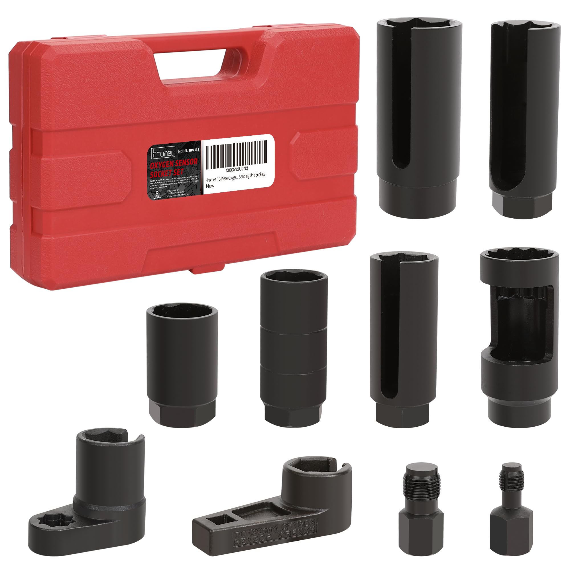 Oxygen Sensor Removal Tool Crosstar 12-Piece O2 Oxygen Sensor Socket ...